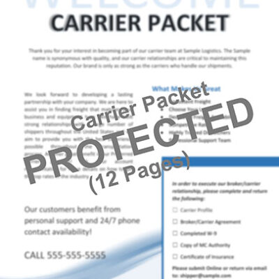 Carrier Profile Template | Johnny Menke